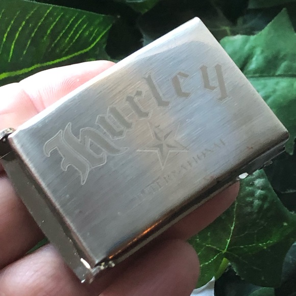 Hurley | Accessories | Vintage Hurley International Silver Belt Buckle ...